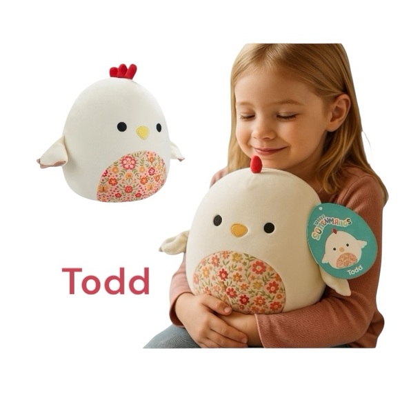 Squishmallows | Toys | Squishmallows Todd The Rooster Plush Toy Delight ...